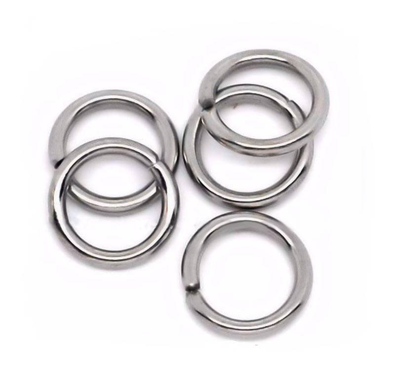 O-ringe. Rustfri stål (304). 5 mm. Kraftig. 50 stk.